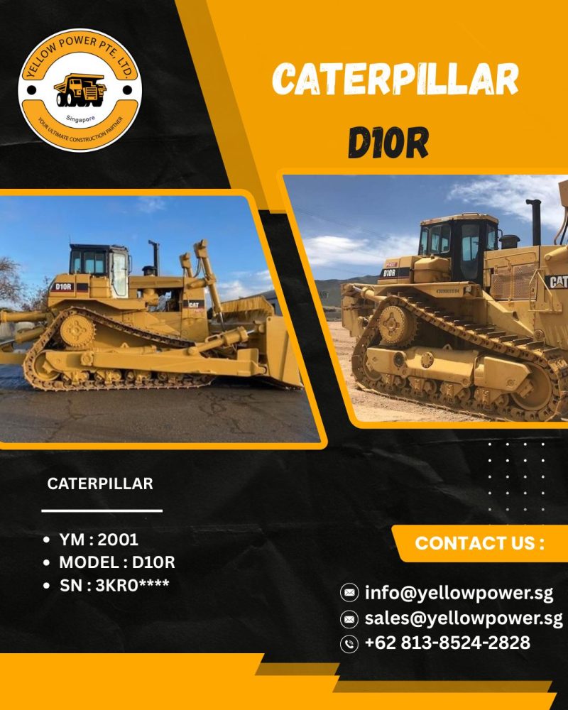 FOR SALE USED CATERPILLAR D10R 2001 – Yellow Power Pte Ltd – Heavy ...